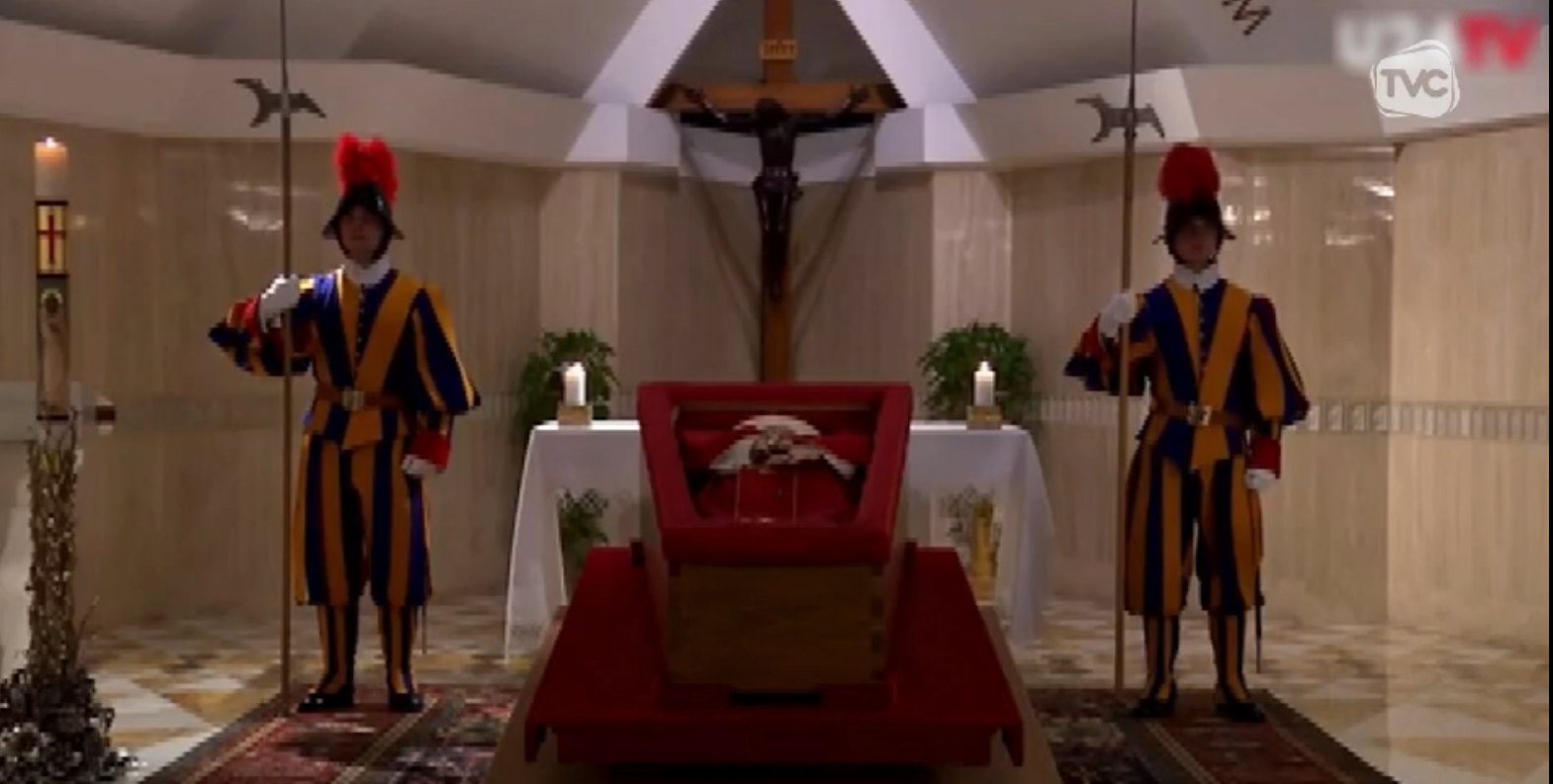 Papa Francisco: así luce su féretro en el Vaticano - TVC