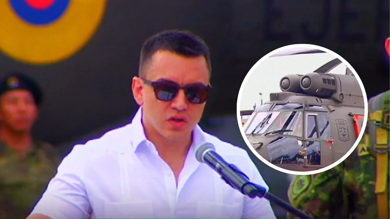 Noboa entrega dos nuevos helicópteros para combatir el crimen ...