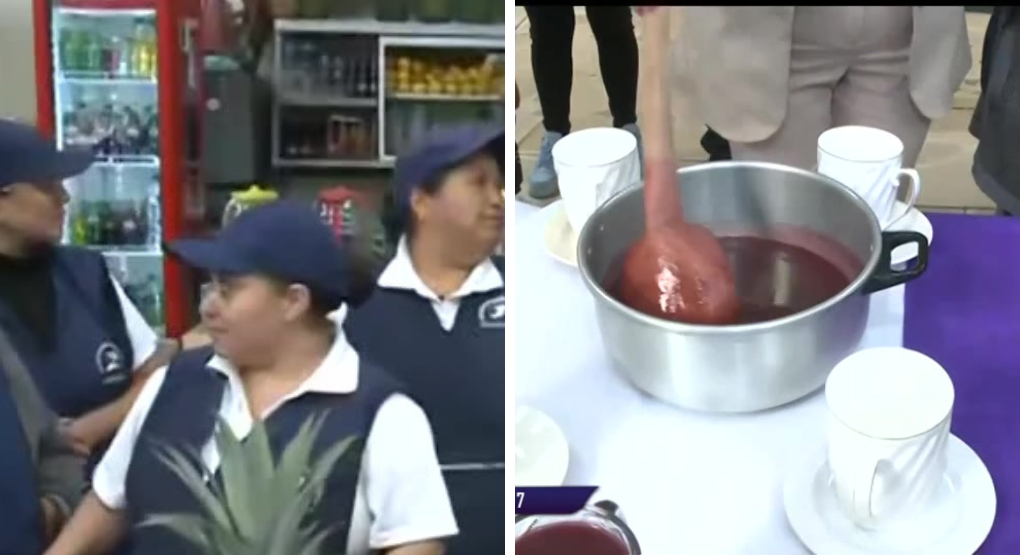 Caseras del mercado de Solanda preparan colada morada tradicional - TVC